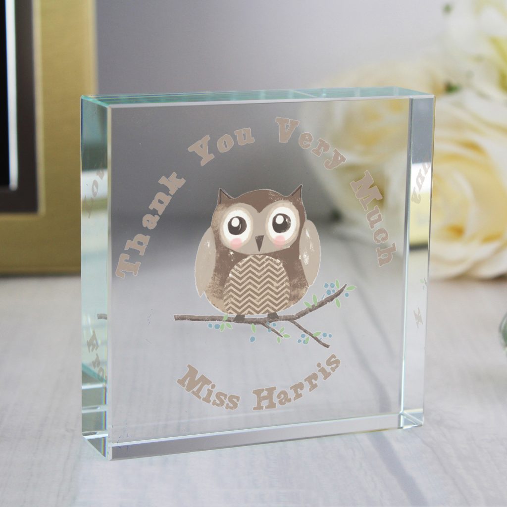 Personalised Graduation Crystal Token - Engraved Graduation Gifts