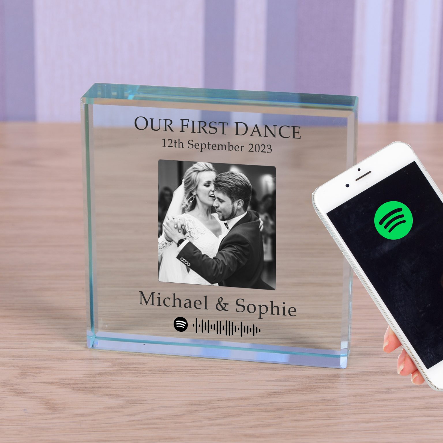 Personalised Glass Blocks, 3D Photo Crystal, Photo Gifts, Glass Gifts ...